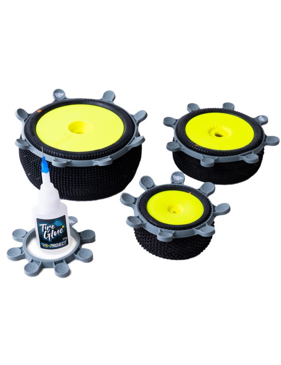 Tire Gluing Rubber Bands Gray